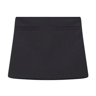 Courr&egrave;ges Femme, Jupes, Noir, Taille: 36 FR Mini Jupe