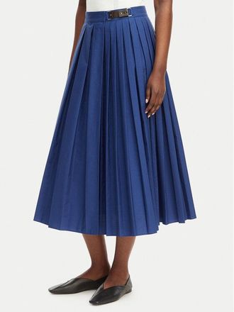 Max & Co. Faltenrock Gonna 2616101054200 Blau Regular Fit