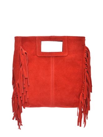 Anna Luchini Rot Rindsledertasche