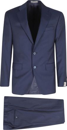 Corneliani Homme, Costumes, Bleu, Taille: L Abito Lana Twill 130s