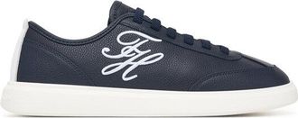 Tommy Hilfiger Sneakers Th Icon Court Script Premium FW0FW09604 Dunkelblau