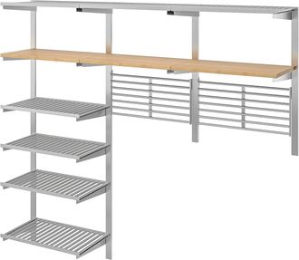 IKEA KUNGSFORS Aufh&auml;ngeschiene, B&ouml;den+Wandgitter