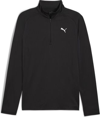 Puma TAD TECH Oberteil mit viertellangem Rei&szlig;verschluss im Materialmix Herren, Accessoires, Schwarz, XL