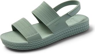 Reef Water Vista Higher Sandales à plateforme pour femme, sangle velcro réglable, Frosty, 37.5 EU