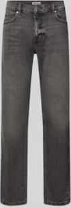 Review Straight Fit Jeans aus elastischem Baumwoll-Mix