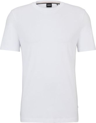 HUGO BOSS Glattes T-Shirt aus Baumwolle in