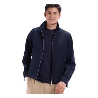 Eden Park Marineblauer Zip-Up-Blouson - - Sweatshirts & Hoodies - Herren - Blau - M