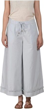 Mason's Femme, Pantalons, Bleu, Taille: 44 FR Pantalon Jogger Chino Cropped Portofino