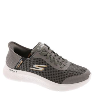 Skechers Herren Free Slip-ins: Go Walk Flex Hands Up Sneaker, braun, 41 EU Weit