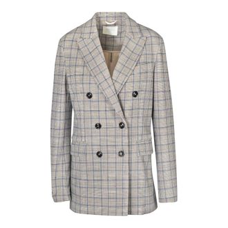 Circolo 1901 Femme, Vestes, Beige, Taille: 38 FR Veste Élégante pour Homme