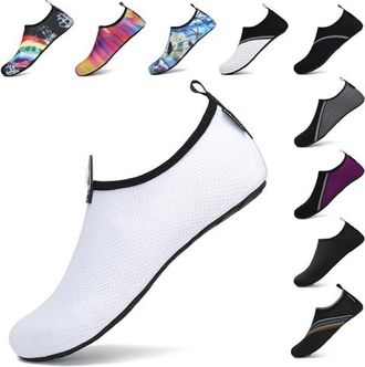 Saguaro Femme Chaussures deau Homme Chaussures de Plage Unisexe Chaussures Aquatiques Respirant Séchage Rapide Chaussures de Natation Neige 40/41 EU