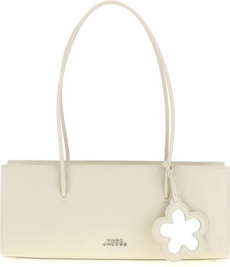 Marc Jacobs Damen The Mirror Shoulder Bag, Cotton White
