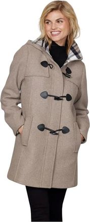 Junge Femme, Manteaux, Beige, Taille: 40 FR Mercedes Duffel Coat