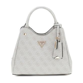 Guess Meridian Monogram Henkeltasche Umh&auml;ngetasche - - Bags - Damen - Beige - ONE SIZE