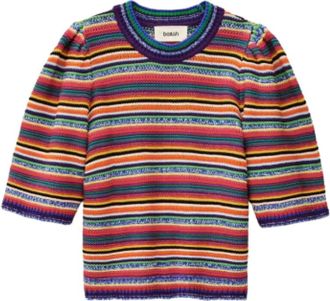 BA&SH Femme, Pulls, Multicolore, Taille: 36 FR Maille Col Rond