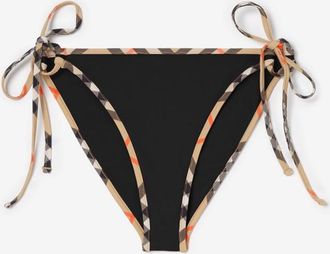 Burberry Bas de bikini avec Check, Size: XS