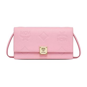 MCM Zip-Around Geldb&ouml;rse - - Accessories - Damen - Rosa - ONE SIZE