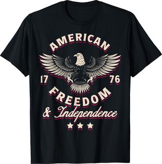 Trendy Apparel 4th of July American Freedom & Independence T-Shirt