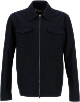 Herno Homme, Vestes, Bleu, Taille: 2XL Light Jacket