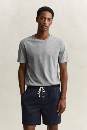 GANT Herren Gewaschenes T-Shirt (XXXL) CERAMIC Grau