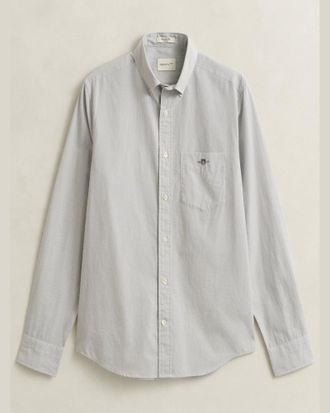 GANT Leichtes Popeline-Streifenhemd aus Baumwolle mit Brusttasche in