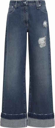 Simone Rocha Straight Leg Jeans - Blau