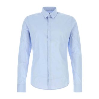 Wooyoungmi Poplin-Hemd mit Knopfmanschetten und Kragen - - Shirts - Herren - Blau - S