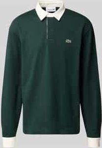 Lacoste Relaxed Fit Poloshirt aus reiner Baumwolle mit Kontrastkragen