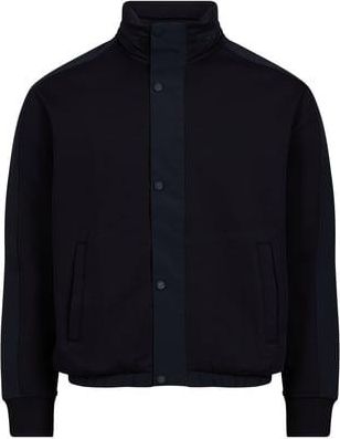 A|X Armani Exchange Veste droite en coton m&eacute;lang&eacute;