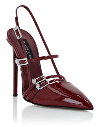 Philipp Plein Slingback-Schuhe Skull