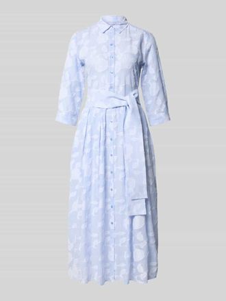 Milano Hemdblusenkleid mit Bindeg&uuml;rtel