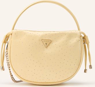 Guess Umh&auml;ngetasche Elsie Mit Schmucksteinen gelb