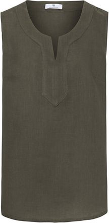 Peter Hahn Blusen-Top aus 100% Leinen Peter Hahn grün