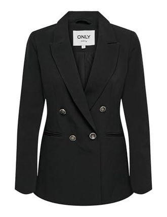 Only Femme Onlastrid Life L/S Fit TLR Noos Blazer, Noir, 38 EU