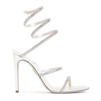 Rene Caovilla Femme, Chaussures, Gris, Taille: 38 1/2 EU Sandales Chandelier