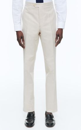 Fursac Pantalon en coton certifi&eacute; et lin - Taille 48 - Homme