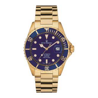 Revue Thommen Homme, Accessoires, Jaune, Taille: ONE Size Montre de plong&eacute;e automatique pour homme 42 mm Bracelet en acier inoxydable 17571.2115