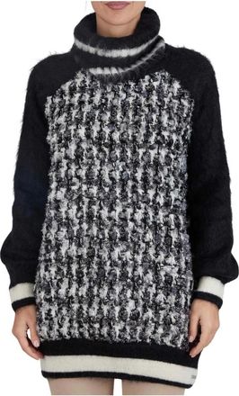 Kiton Femme, Pulls, Multicolore, Taille: 36 FR Pull Textur&eacute; Fantaisie en Mohair et Laine