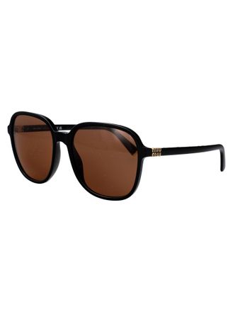 Miu Miu Womens Sunglasses 0mu B01s Black Acetate