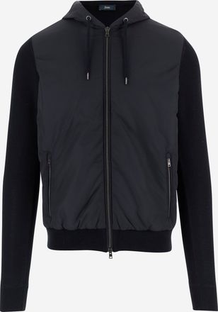 Herno Veste &agrave; capuche Herno en coton et nylon