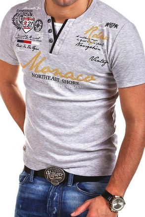 Behype. T-Shirt MONACO in modernem Design