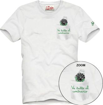 MC2 Saint Barth Homme, Tops, Blanc, Taille: XL T-Chemises