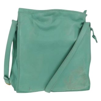 Loewe Sac Bandouli&egrave;re en Cuir Pre-owned - Femme - Pre-owned - Vert - Taille: ONE Size