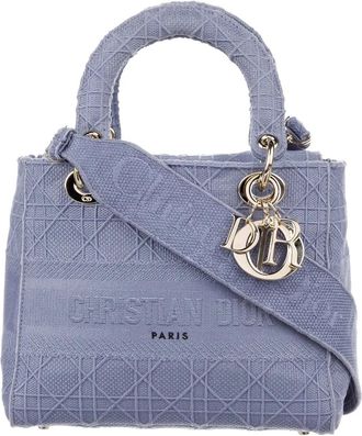 Dior Hobo Bags - Medium Canvas Cannage Lady D Lite - Gr. unisize - in Orange - f&uuml;r Damen