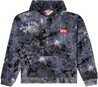 Diesel S-BOXT-HOOD-R8 Hoodie - Blau