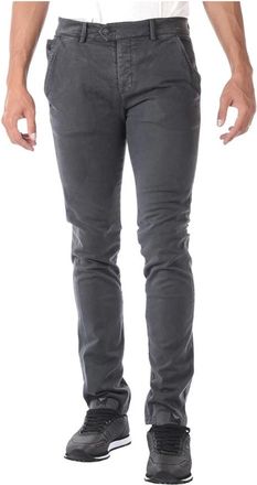 Daniele Alessandrini Homme, Pantalons, Gris, Taille: W31 Pantalon Slim-fit