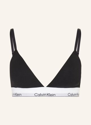 Calvin Klein Triangel-Bh Icon Cotton Modal schwarz