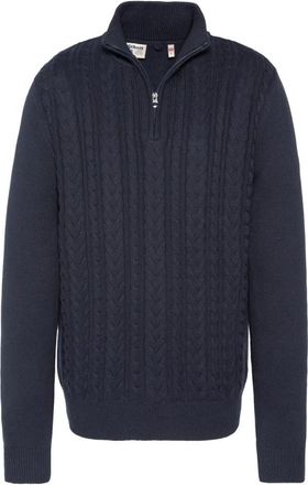 Schott NYC Schott Nyc, Homme, Pulls, Bleu, Taille: M Trucker Cable-Knit Sweater