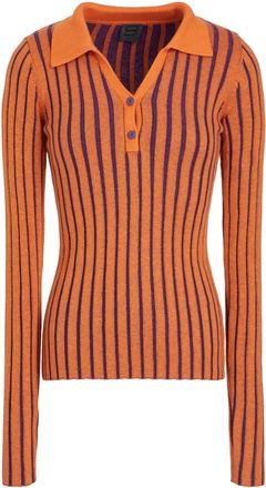 8 by YOOX BICOLOR RIBBED VANISE POLO