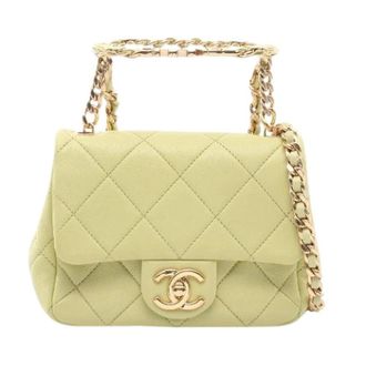 Chanel Pre-owned Mini Matelasse Lammleder 2way Umh&auml;ngetasche - - Pre-owned - Damen - Gr&uuml;n - ONE SIZE